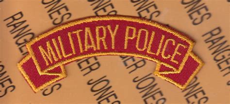 Usmc Marine Corps Military Police Mp ~3 75 Shoulder Tab Patch C E