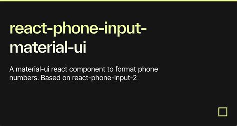 React Phone Input Material Ui Codesandbox