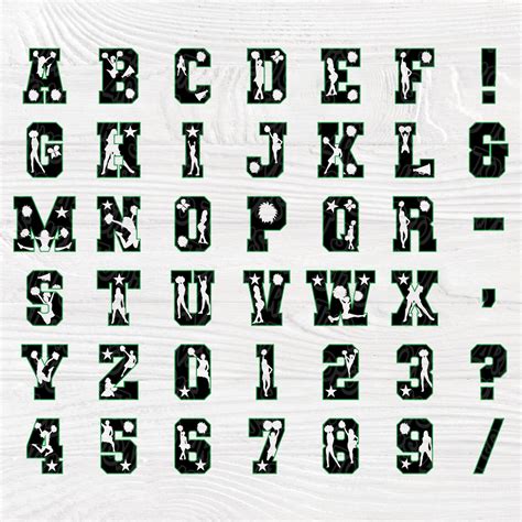 Cheer Font Svg Cheer Alphabet Cut File Cheerleader Svg Etsy My Xxx