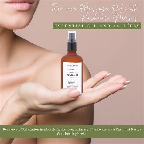 Luxurious Body Massage Oil Romance Love With Kashmiri Nargis Essen