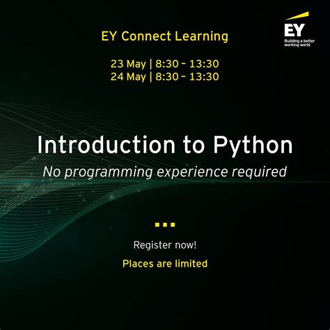 Introduction To Python Course For Beginners Ey Posted On The Topic