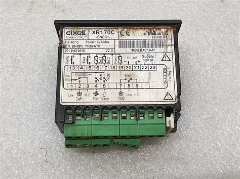 DIXELL XR100C DIGITAL PROCESS CONTROLLER XR170C-0N00C1 12V AC-DC