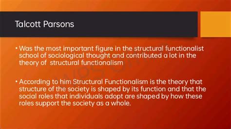 Structural Functionalism Youtube