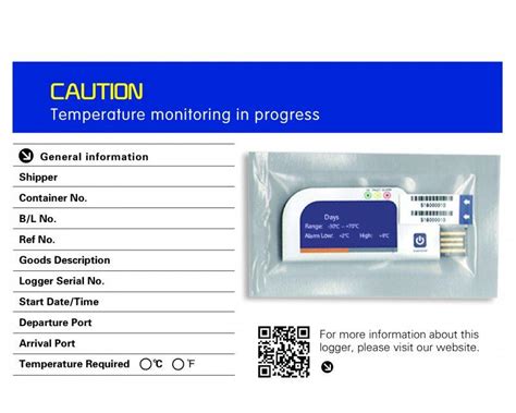 Disposable Type PDF Temperature Data Logger For Food Using Plustrace G Plustrace China