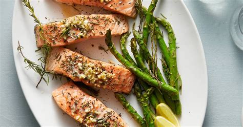 Easy Garlic Herb Baked Salmon Recipe Yummly