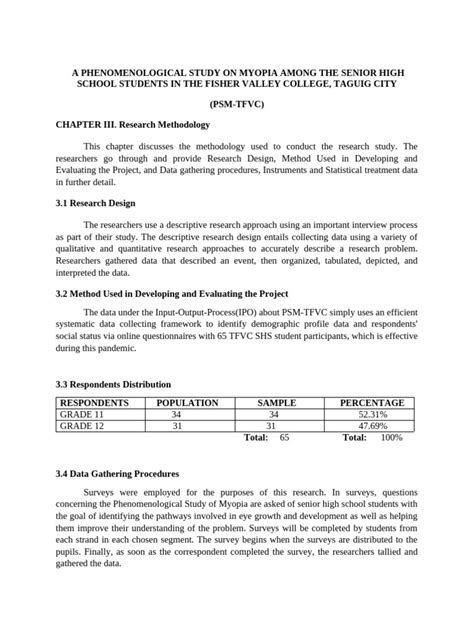 Group 1 Chapter 3 Psm Tfvc Pdf