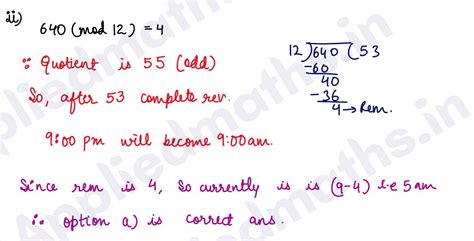 Q1 Modulo Arithmetic There Are 24 Hours In A Day To Know The Time We