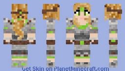 Female Ranger Warrior Minecraft Skin