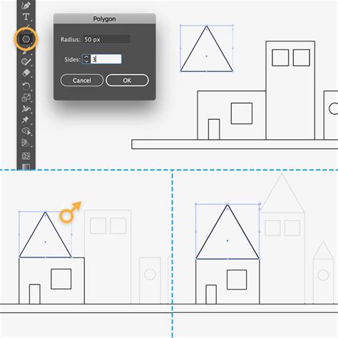 How To Draw Buildings With Shapes Adobe Illustrator Tutorials
