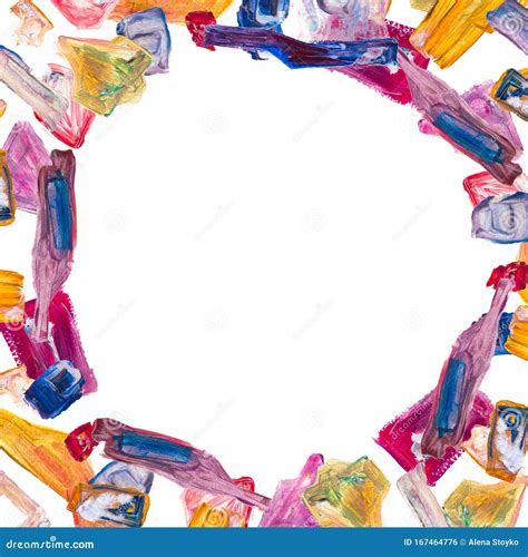 Hand Drawn Border And Place For Your Text Stock Photo Image Of Brush Background 167464776