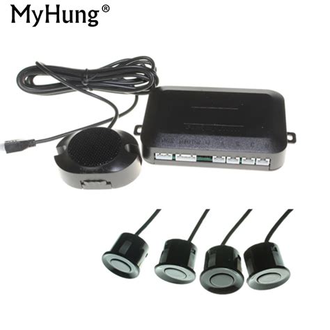 Buzzer Sensor 4 Sensors 7 Colors Car Parking Sensor Kit 22mm 12v No