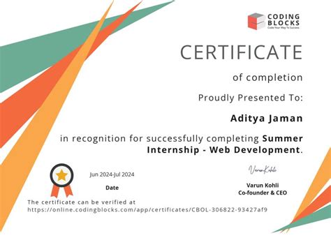 Aditya Jaman On Linkedin Webdevelopment Codingblocks Learningjourney Achievement Webdev