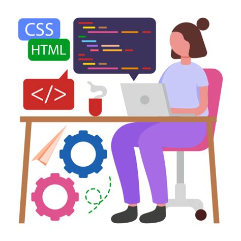 Programming On Laptop Coding Software Development Code Icon