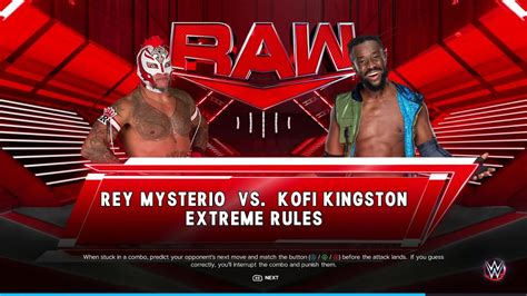 WWE K Rey Mysterio Vs Kofi Kingston YouTube