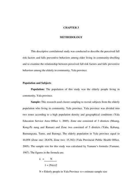 Descriptive Research Design Sample