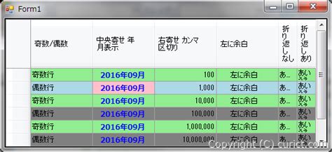 C Datagridview 選択行 色変え mindofanima