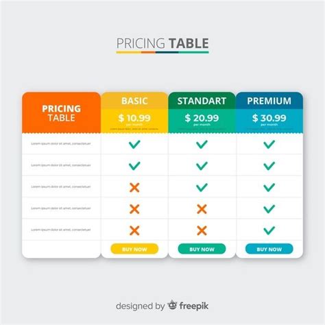 30 Creative Data Table Graphics Design Powerpoint Template Artofit