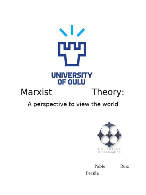 Essay On Marxism And Globalization Pdf Marxism Dialectic