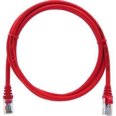 Patch Cord Seccon Cat Mt Vermelho Anatel KaBuM