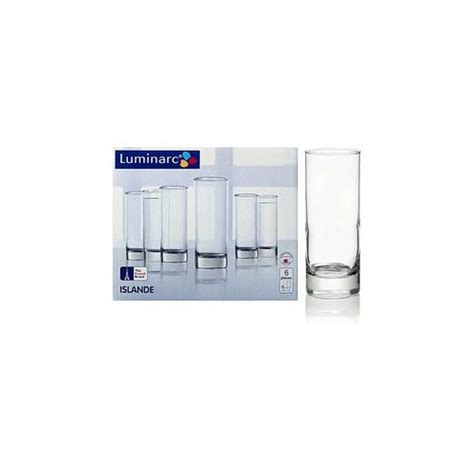 Luminarc 6pcs Islande Hiball Tumbler Set Sonell Mart