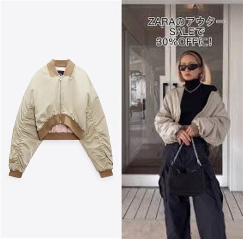 Zara Bomber Jacket Tiktok Trend Womens Fashion Coats Jackets And