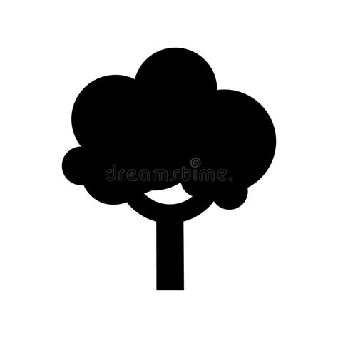 Tree Icon Vector Nature Illustration Sign Green Symbol Or Logo Stock