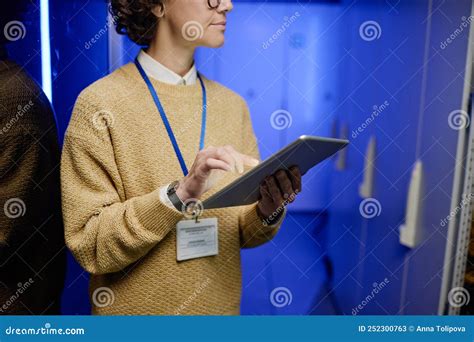 Computer Server Technician At Work Stock Image Image Of Cyberspace Programmer 252300763