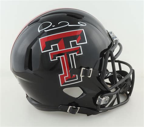 Patrick Mahomes Signed Texas Tech Red Raiders Full Size Speed Helmet