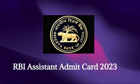 Rbi Assistant Admit Card 2023 All Exam Review