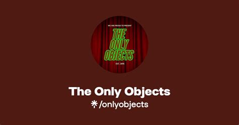 The Only Objects Instagram Facebook Linktree