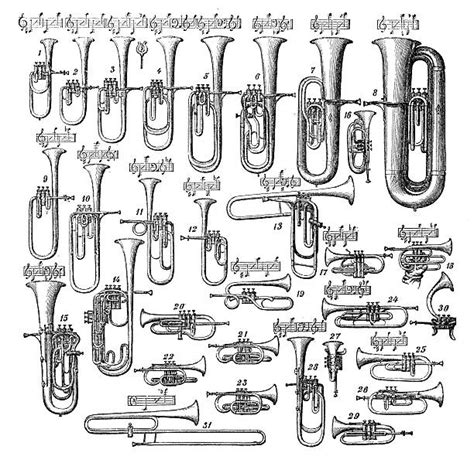 Aerophone Drawing Illustrations Royalty Free Vector Graphics And Clip