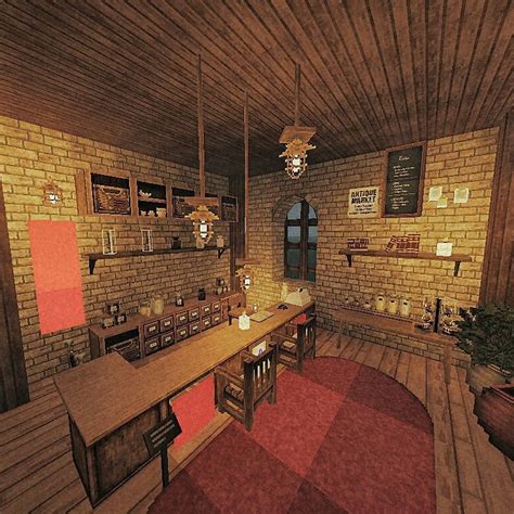 Minecraft Medieval Shop Interior