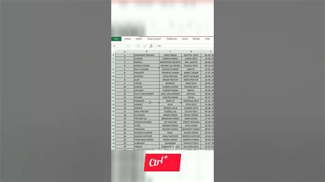 Excel Exceltips Knowledge Shorts Exceltutorial Viral Excelinterview Youtube