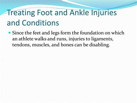 Ppt Foot And Ankle Injuries Powerpoint Presentation Free Download