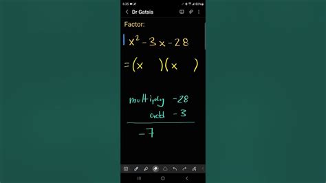 Factor Monic Trinomial 1 Youtube