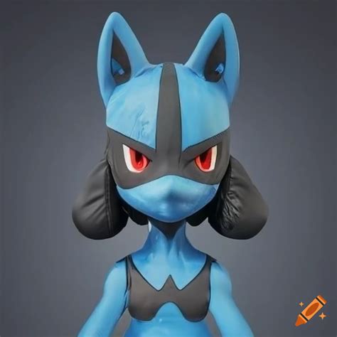 Lucario With A Shiny Body Suit On Craiyon