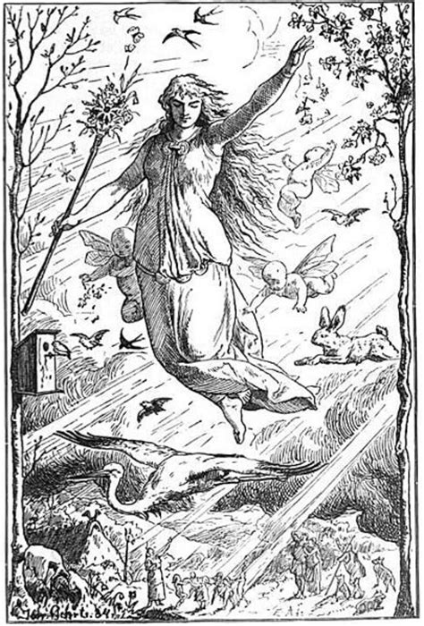 Eostre Goddess Of Dawn And Her Connections To Easter
