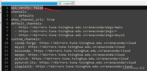 关于anaconda创建环境、更新包管理时，遇到的sslerror、condaerror等异常的解决思路conda Ssl