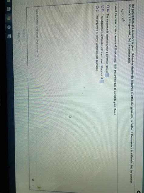 Solved The General Term Of A Sequence Is Given Determine
