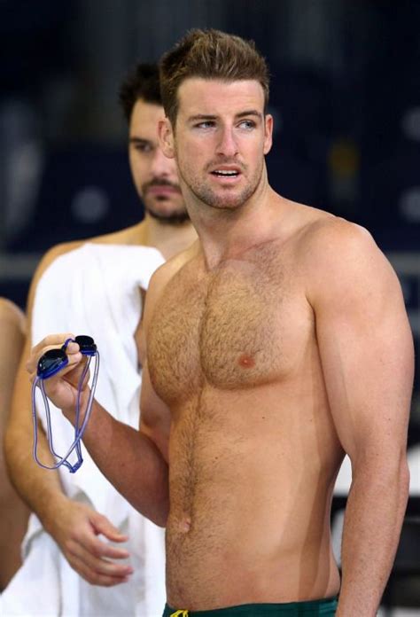 James Mangussen The Sexy Hairy Aussie Swimmer Tribute Pose Ginger
