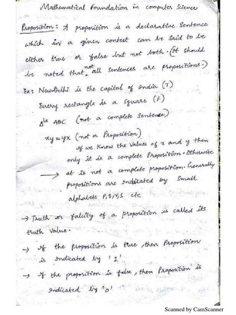 discrete mathematics written notes pdf