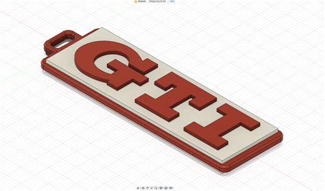 Volkswagen Gti Keytag By Itemnumber35 Download Free Stl Model