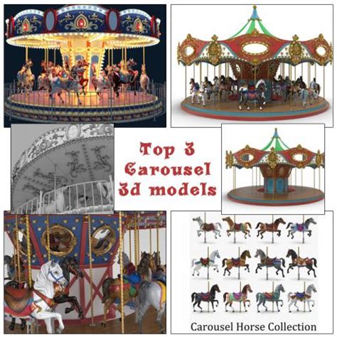 Top 3 Carousel 3d Models On Turbosquid Best Of 3d Models