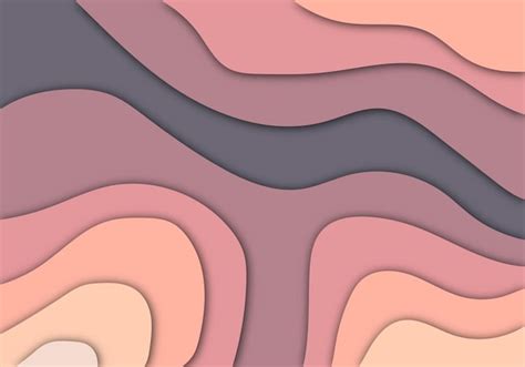 전단지 배너 및 포스터에 대 한 추상 곡선 모양 배경으로 현대 3d 종이 컷 아트 템플릿 프리미엄 벡터