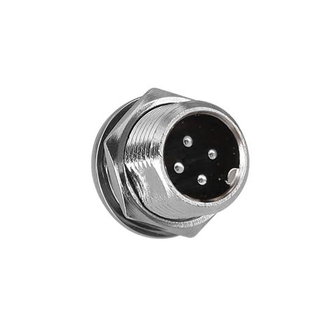 Gx12 Aviation Connector Male And Female One Pair 4pin Straightpanel