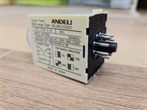 Timer Relay Multi Range Type 24vdc