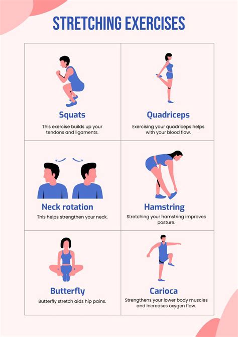 Hamstring Stretches Chart