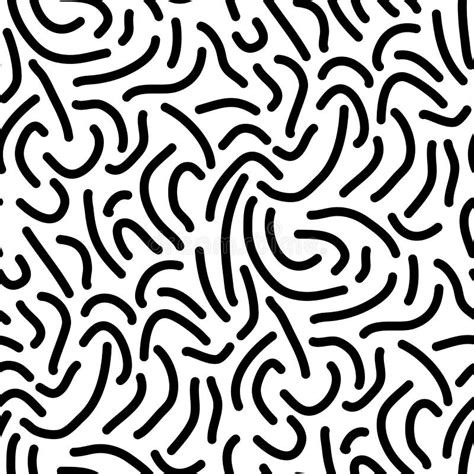 Seamless Worm Pattern Stock Vector Illustration Of Line 101229533