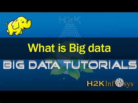 What Is BIG DATA BIG DATA Tutorial For Beginners YouTube
