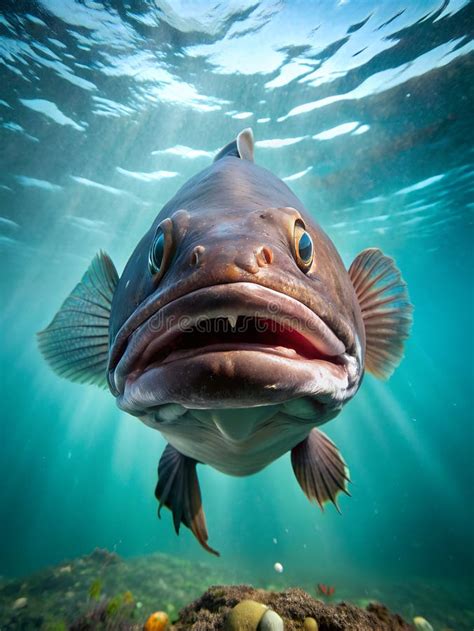 Antarctic Toothfish Fish Laughs House Stock Illustration Illustration